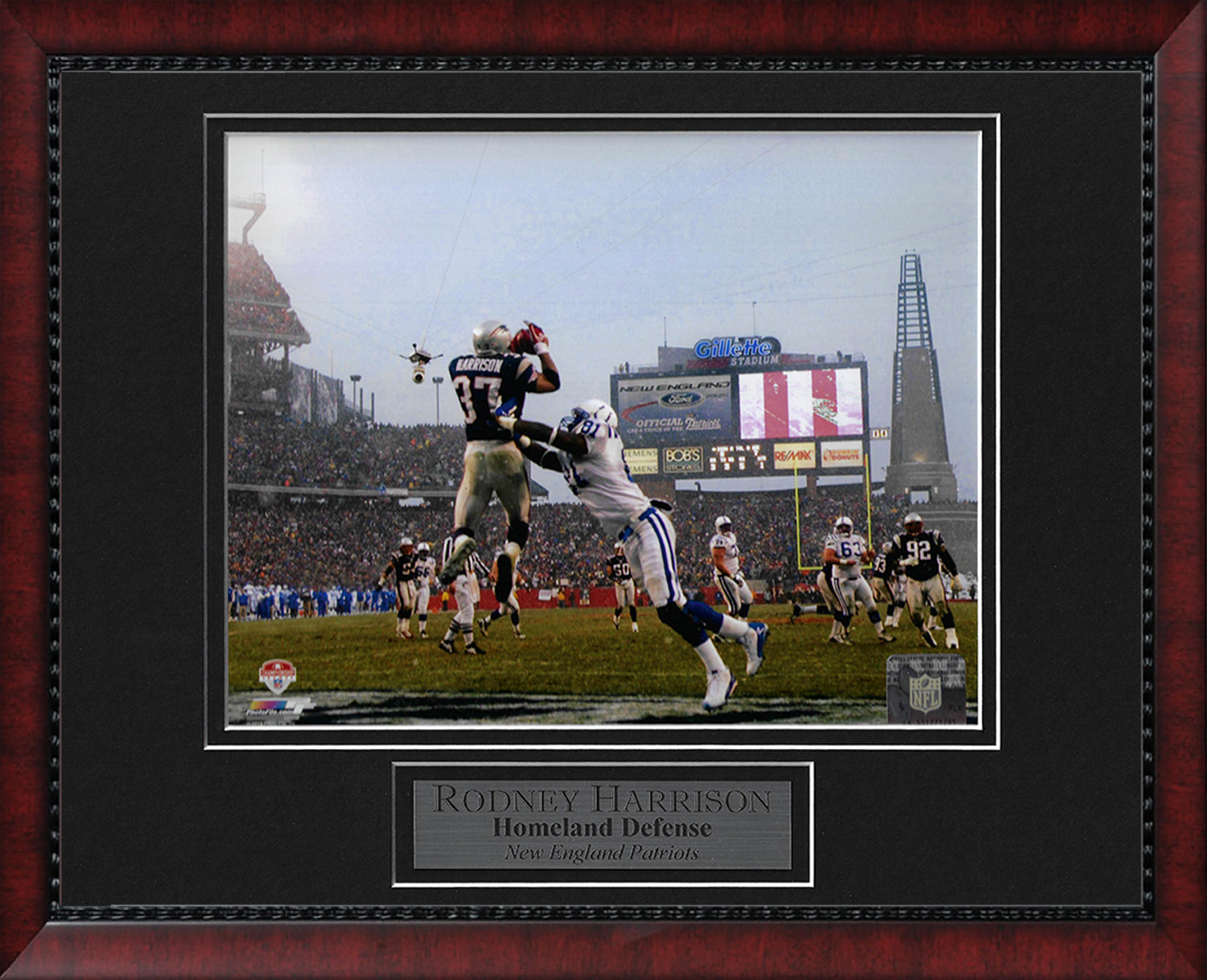 Rodney Harrison Photo Interception 11x14 – New England Picture