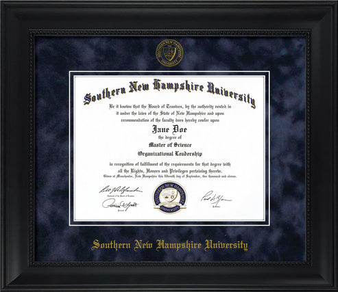 Southern New Hamphire University SNHU Diploma Frame - Officially Licen ...