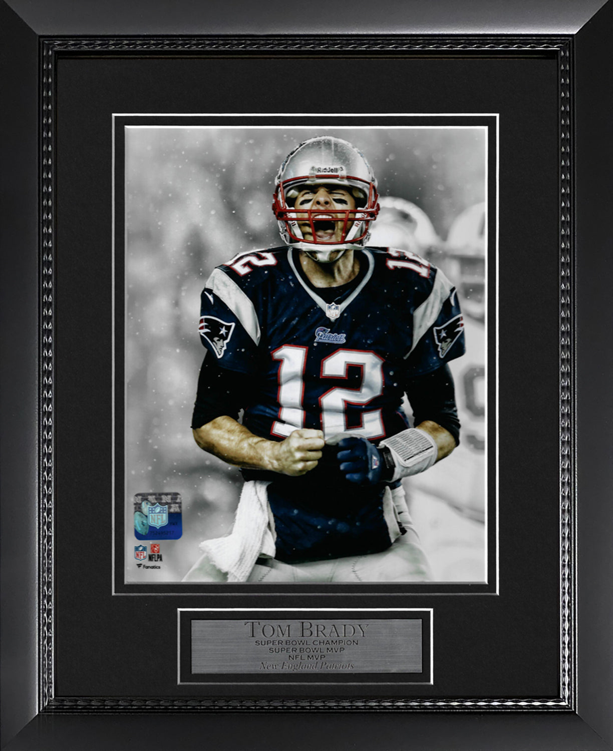 Tom Brady Photo Scream Snow 11x14 – New England Picture